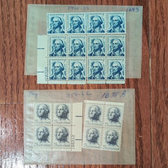 U.S. Postage | Art | Us Postage George Washington 5 Cent Stamps 954 And ...